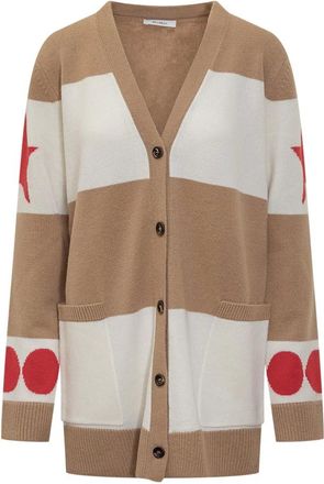 Max Mara Femme, Pulls, Multicolore, Taille: 42 FR V-neck Cardigan