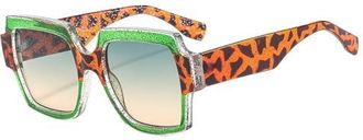 Generic Lunettes De Soleil Carrées For Hommes Et Femmes, Idéales For Le Sport Les Vacances(Green)