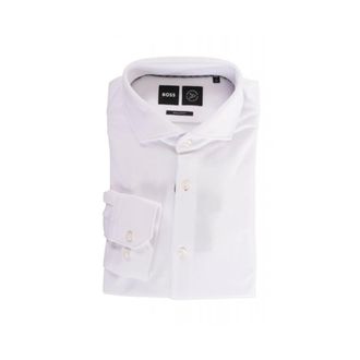 HUGO BOSS Homme, Chemises, Blanc, Taille: 2XL Performance Regular Fit Shirt P-Joe-Spread-C1-222