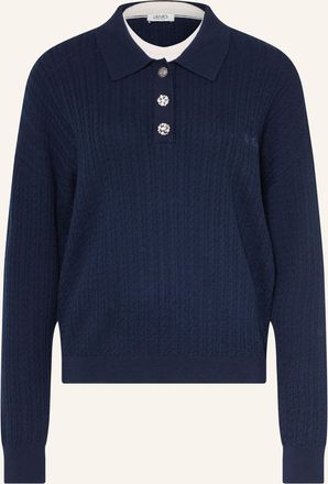 Liu Jo Liu Jo Pullover Mit Schmucksteinen blau