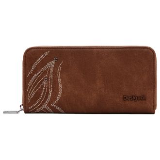 Desigual Womens Accessories PU SMALL Bi-Fold Wallet, Brown