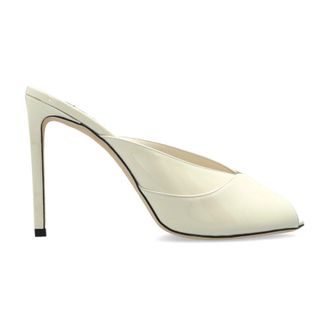 Jimmy Choo London Brigitte Mule 100 - - Shoes - Damen - Beige - 38 1/2 EU