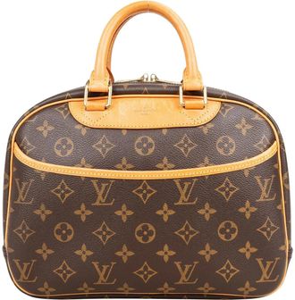 Louis Vuitton Crossbody Bags - Louis Vuitton Canvas Monogram Trouville Handbag - Gr. unisize - in Braun - f&uuml;r Damen