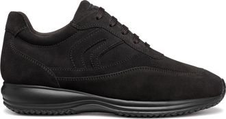 Geox Herren Uomo Happy A Sneaker, DK Coffee, 41 EU