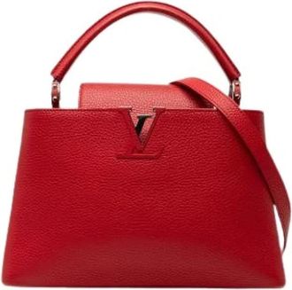 Louis Vuitton Pre-owned Capucines MM - Femme - Pre-owned - Rouge - Taille: ONE Size
