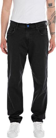 Replay Herren Jeans Sandot Tapered-Fit, Black 098-1 (Schwarz), 30W / 30L
