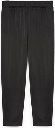 Fiorella Rubino Femme, Pantalons, Noir, Taille: 42 FR Joggers en satin stretch