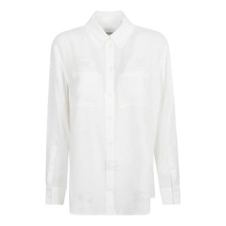 Burberry Femme, Blouses et Chemises, Blanc, Taille: 36 FR Ivanna Shirt