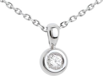 Edenly Diamant Anhänger Kelch in Weissgold