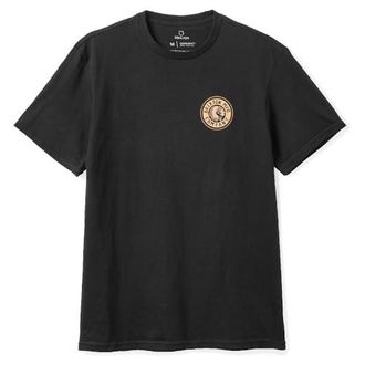 Brixton Brixton Rival II Short Sleeve Standard T-Shirt, Noir/Orange, Taille M Homme