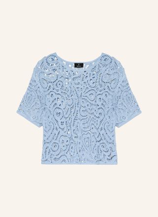 Monari Monari H&auml;kelshirt blau