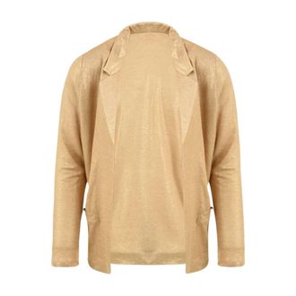 Notshy Beige Cardigan Sweater Model Mayar - - Knitwear - Damen - Beige - S