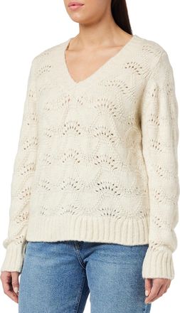 Pieces PCBIBBI LS V-Neck Knit NOOS BC