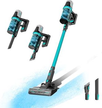 Cecotec kabelloser vertikaler Staubsauger Conga Rockstar 1500 Horizon Genesis XL, 215W Gesamtleistung, 45 Minuten Autonomie, Mischbürste, 2 Saugmodi, Parallel