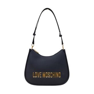 Love Moschino Schwarze Handtasche mit Rei&szlig;verschluss - - Bags - Damen - Schwarzk - ONE SIZE