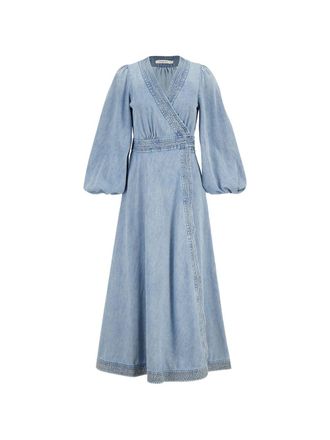 Zimmermann Robe midi en jean Zimmermann Indra