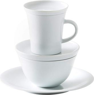 Kahla 320298A90032C Update Survival Kit 5tlg. weiß | weißes Set aus Porzellan