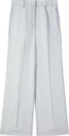 Patrizia Pepe Femme, Jeans, Blanc, Taille: 42 FR Wide Jeans