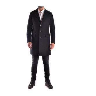 Neil Barrett Single-Breasted Coat - - Coats - Herren - Schwarzk - L