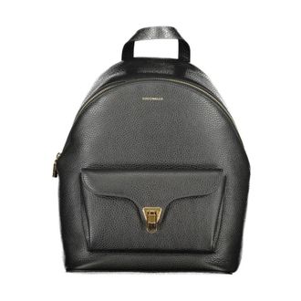 Coccinelle Eleganter Lederrucksack - - Bags - Damen - Schwarzk - ONE SIZE