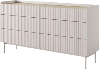 Selsey Selsey Liwelo - Kommode mit 6 Schubladen, Greige, 153 cm