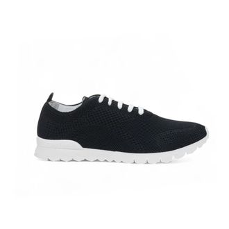 Kiton Canvas Sneaker mit rutschfester Sohle - - Shoes - Herren - Schwarzk - 45 EU