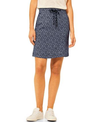 Cecil Damen B361112 Sommerrock Floral, deep Blue, S
