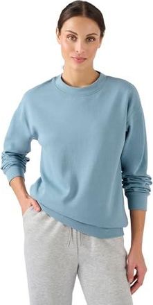 Damart Sweat-Shirt en Molleton Femme Vert Taille 38/40