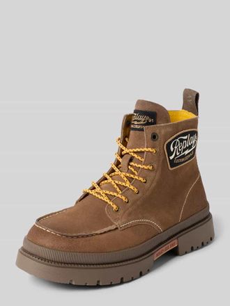 Replay Boots aus Leder mit Label-Details Modell SANDTOWN