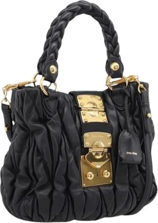 Miu Miu Pre-owned Hand Bag - - Pre-owned - Damen - Schwarzk - ONE SIZE