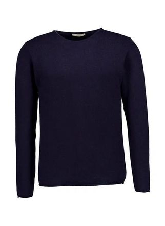 Daniele Fiesoli Herren Pullover blau Kaschmir unifarben