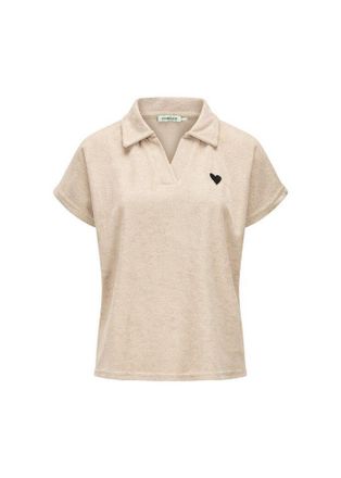 Codello V-Shirt mit Herz-Stickerei