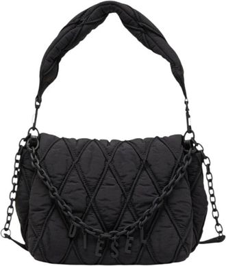 Diesel Femme, Sacs, Noir, Taille: ONE Size Sac bandouli&egrave;re Charm
