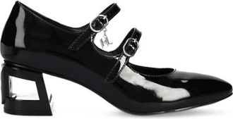 Karl Lagerfeld Femme, Chaussures, Noir, Taille: 41 EU Tetra Heel Double Strap Chaussures