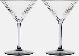 NasonMoretti Set aus zwei Martinigläsern