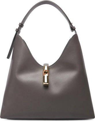 Furla Femme, Sacs, Gris, Taille: ONE Size Goccia Hobo Bag