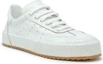 Roberto Del Carlo Low-Top Sneaker - White Patent Leather Sneakers - Gr. 37 (EU) - in Grau - für Damen