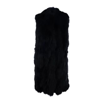 Giocasta Faux-Fur Weste - - Jackets - Damen - Schwarzk - S