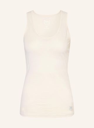 super.natural Tanktop Sierra 140 Mit Merinowolle weiss