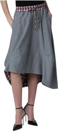Vivienne Westwood Femme, Jupes, Gris, Taille: 36 FR Aerodrome Skirt