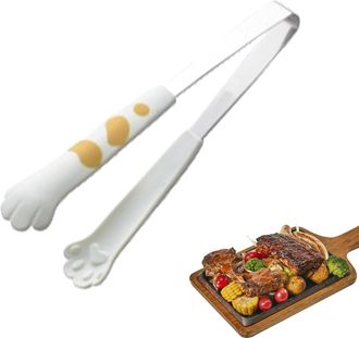 Generic Husoiuy Kleine Katzenpfotenzange,Katzenpfotenzange | Lebensmittel-Gummizange aus Edelstahl - Vielseitige und langlebige Zange aus Edelstahl, hochhitze