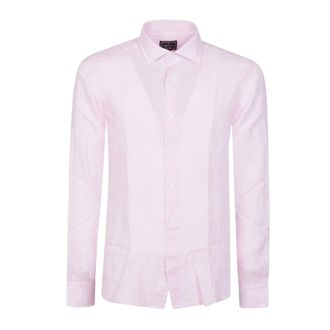 Orian Orian, Homme, Chemises, Rose, Taille: XL Chemise Slim &agrave; Manches Longues