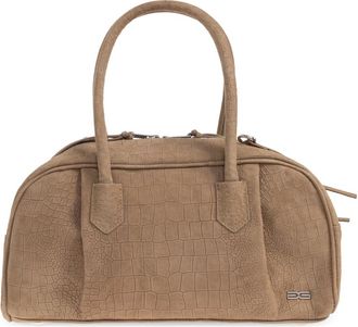 Gestuz Femme, Sacs, Beige, Taille: ONE Size Gzalex Suede Handbag