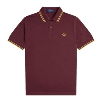 Fred Perry M12 Polo - - Tops - Herren - Rot - 4XS