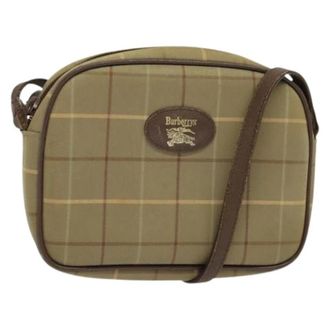Burberry Pre-owned Canvas Schultertasche - - Pre-owned - Damen - Beige - ONE SIZE