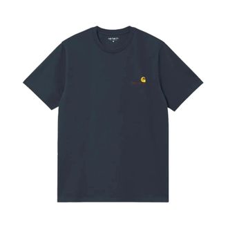 Carhartt Work in Progress T-Shirt mit Logo - - Tops - Herren - Blau - M