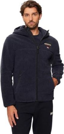 Napapijri Tynik Full Zip Fleece Forros polares, Azul, XL Hombre