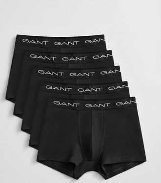 GANT Herren 5er-Pack Boxershorts (XXXL) Schwarz