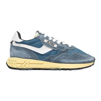 Autry Homme, Chaussures, Bleu, Taille: 42 EU Reelwind Low Suede/Nylon