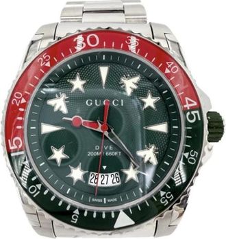 Gucci Montre vintage doccasion - Homme - Pre-owned - Vert - Taille: ONE Size